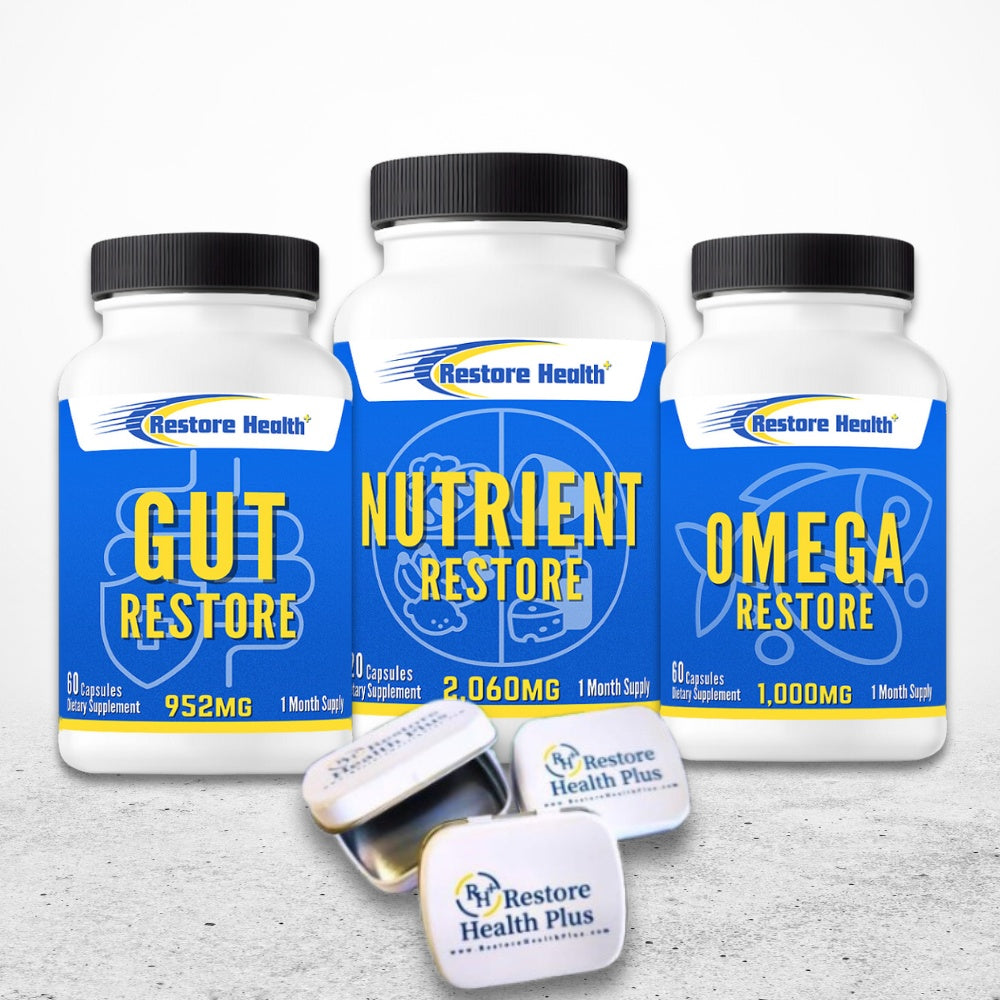 Restore Health Pack Plus – Digestion, Immunity & Heart Health – RESTORE ...
