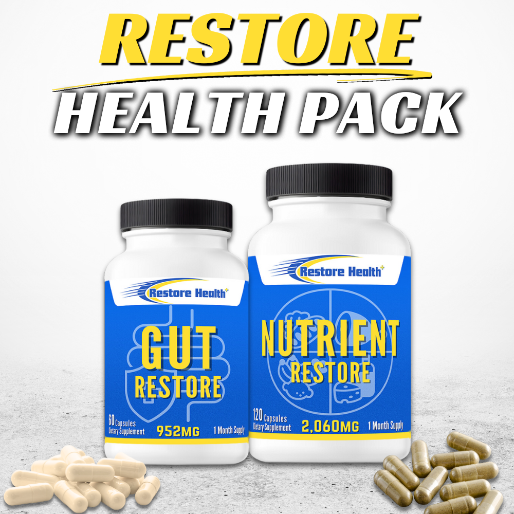 Restore Health Pack– Daily Probiotics, Enzymes, Nutrients & Superfoods ...